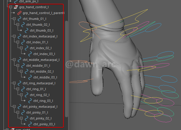 [Maya]Rigging 17 - Clavicles & Fingers